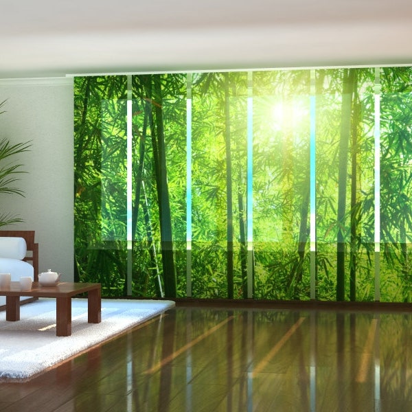 Bamboo Curtain - Etsy