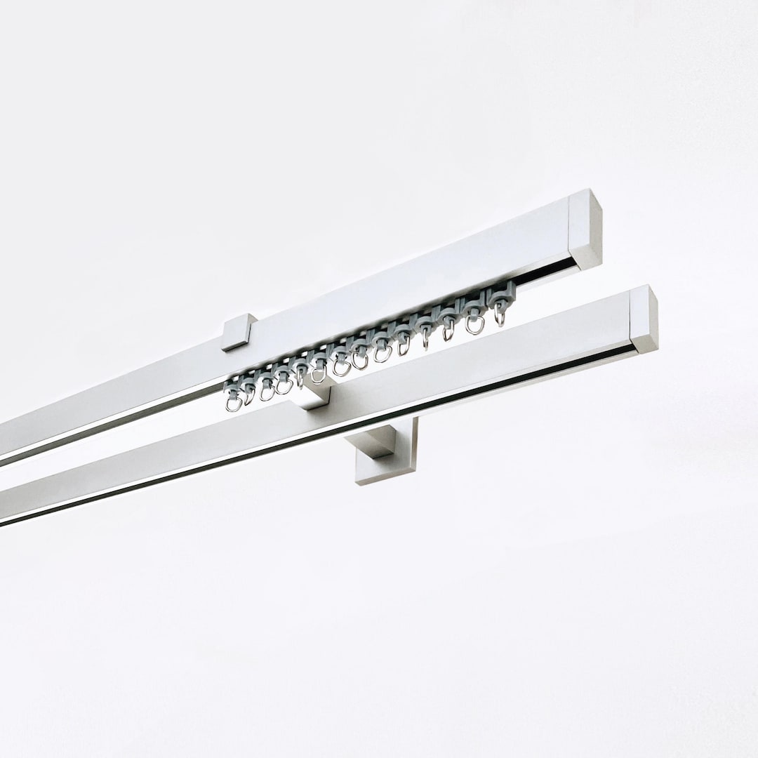 Double Wall Curtain Track: Custom Sizes, Durable Decorative Track Rail ...