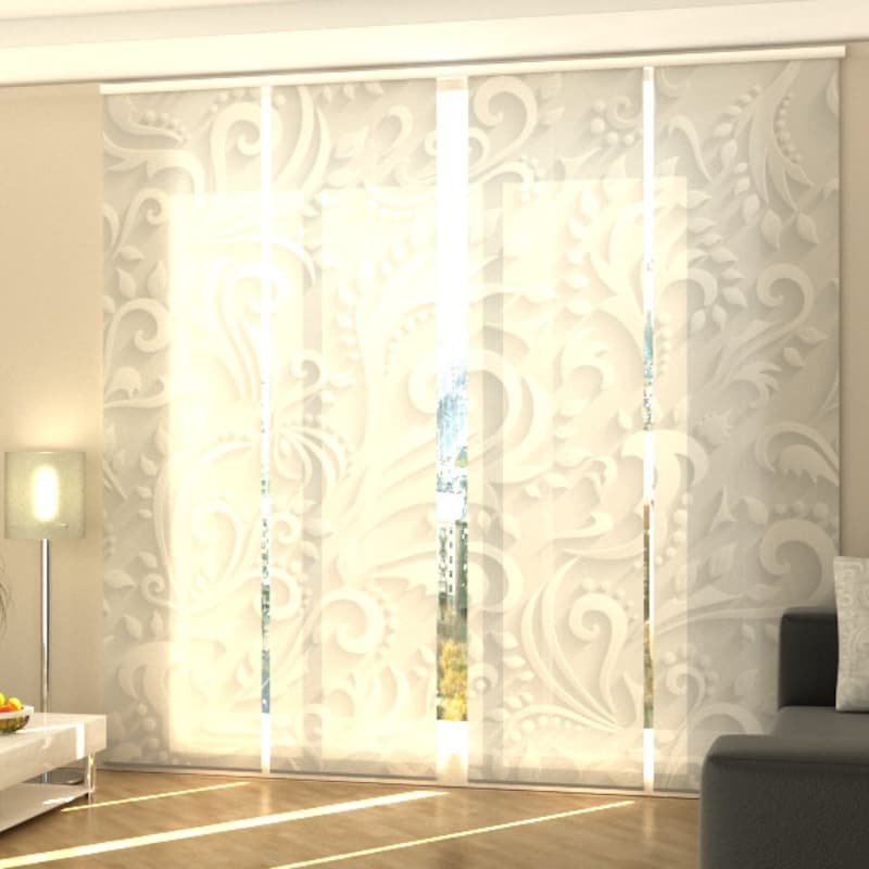 Sliding Panel Curtain Set - Etsy