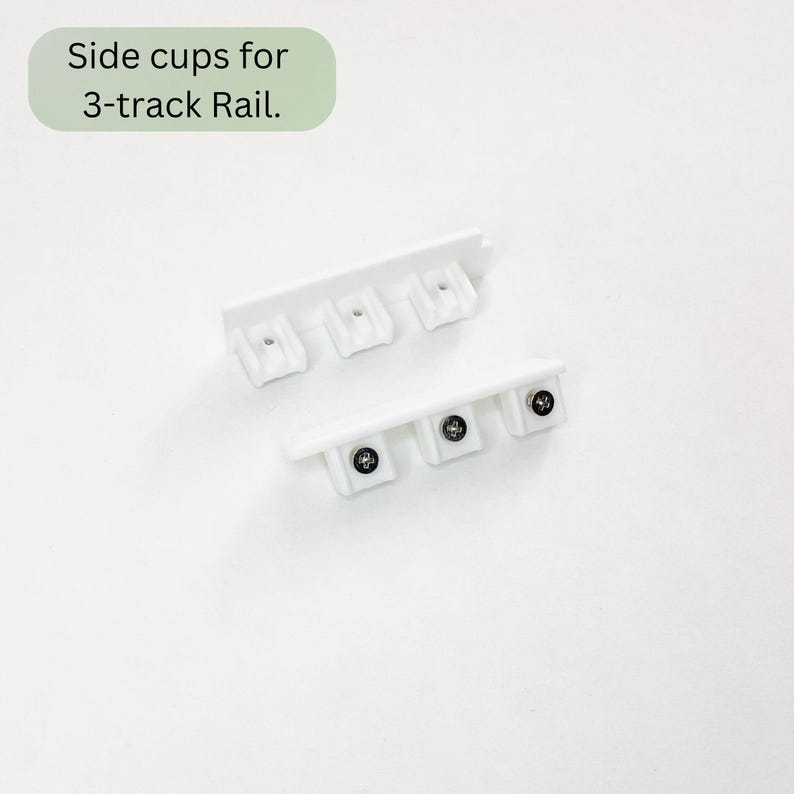 3-tracks Wall Rail Any Custom Size, Sliding Rails for Vertical Blinds ...