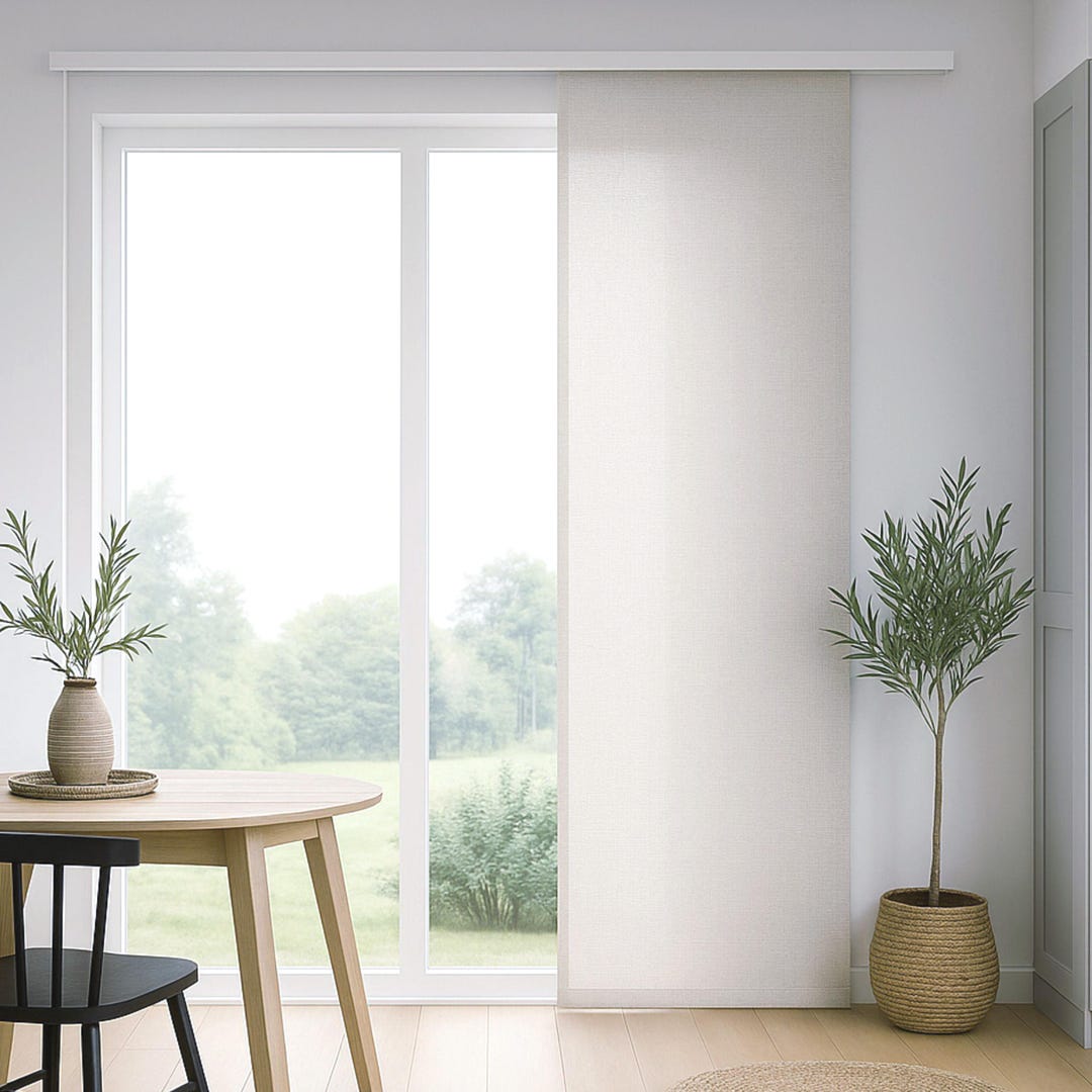 Lino Sliding Panel Curtain for Patio Door, Lino Panel Track Blinds for ...