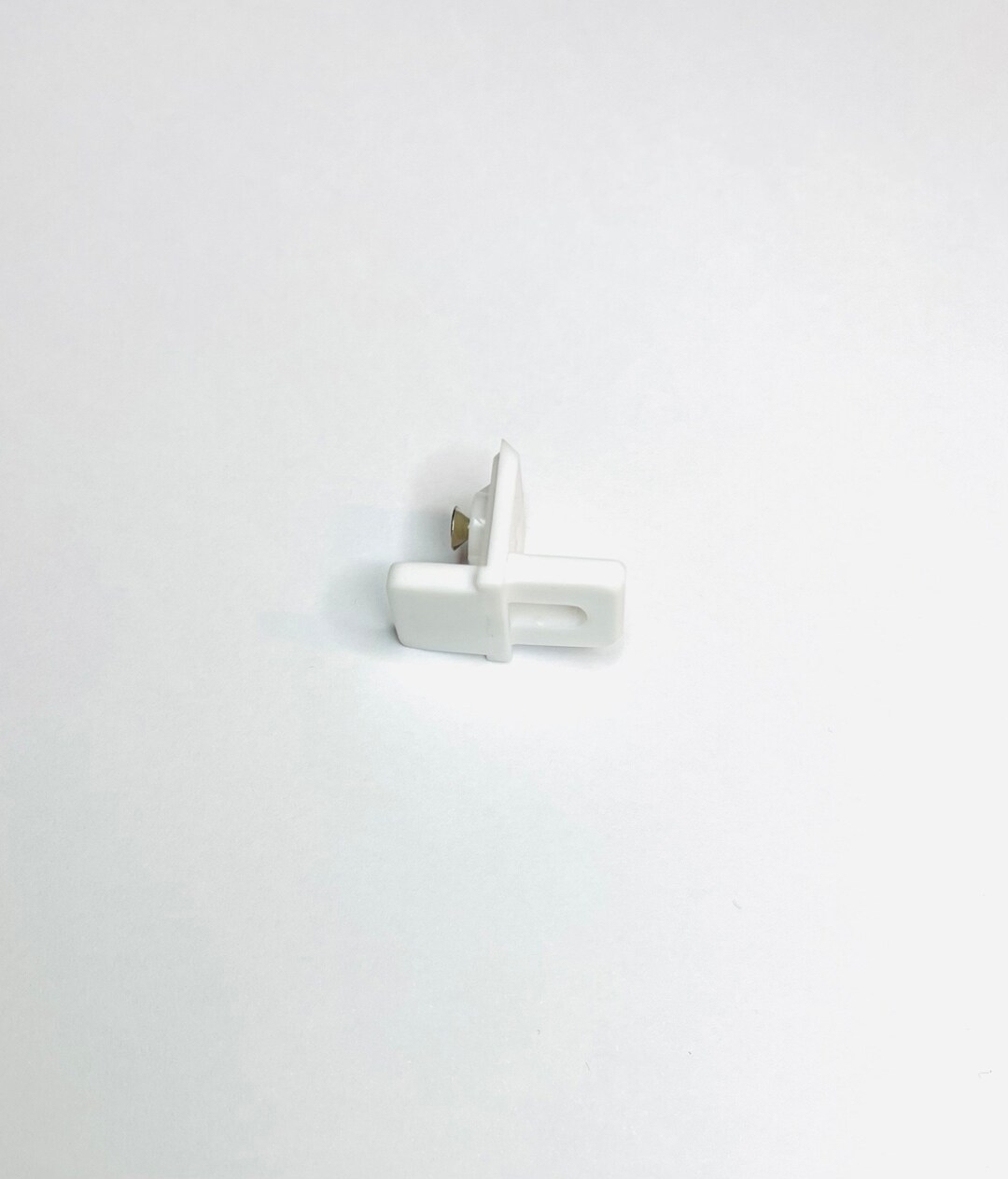 T-shape Side Cap for Panel Holder, White Plastic Side Cap With Screw, 1 ...