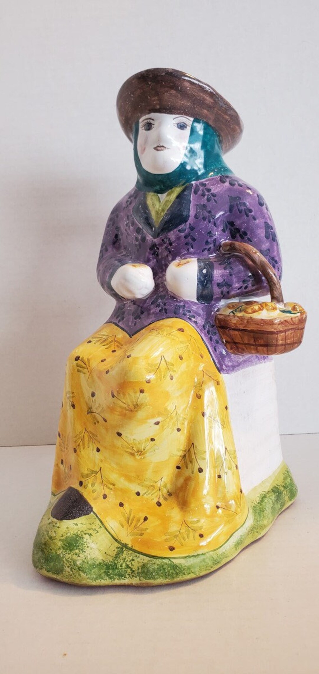 Vintage Lady Figural Pitcher, Made in Portugal, 11"h - Etsy