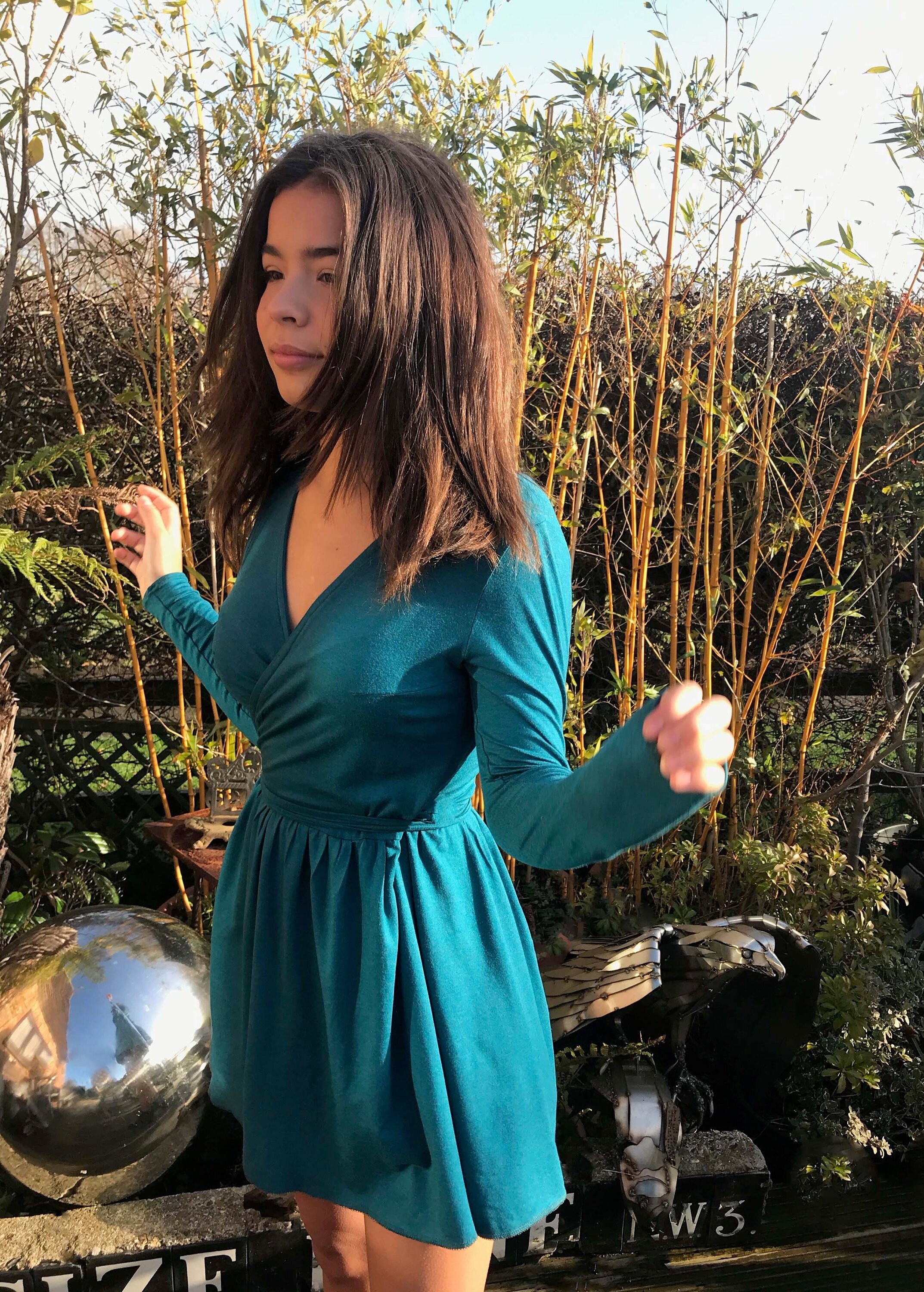 Wrap Dress, Bohemian Dress, Boho Summer Dress, Sustainable Fashion ...