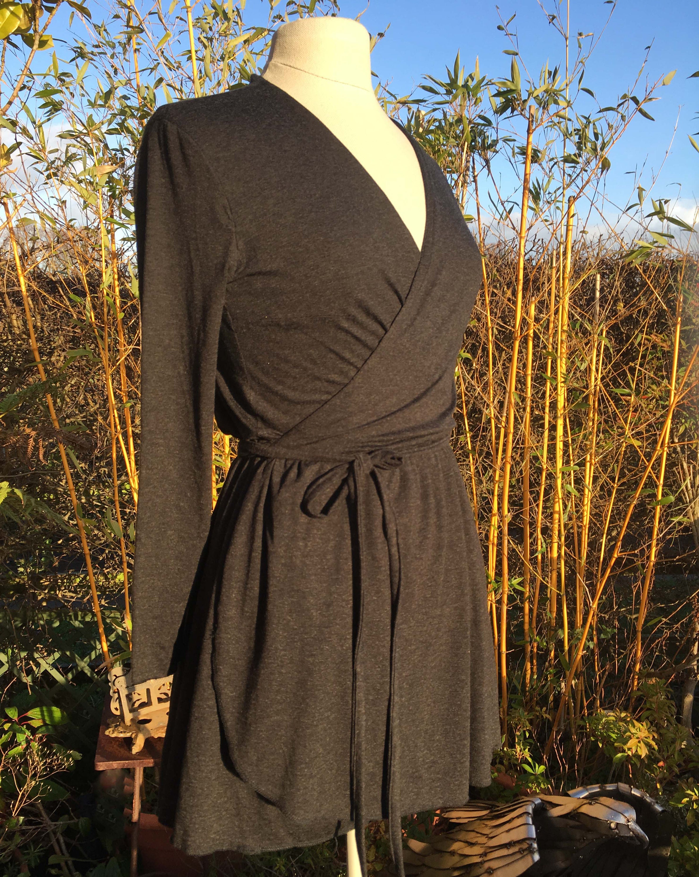 Wrap Dress, Bohemian Dress, Boho Summer Dress, Sustainable Fashion ...