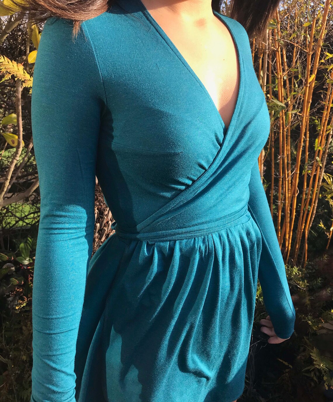 Wrap Dress, Bohemian Dress, Boho Summer Dress, Sustainable Fashion ...