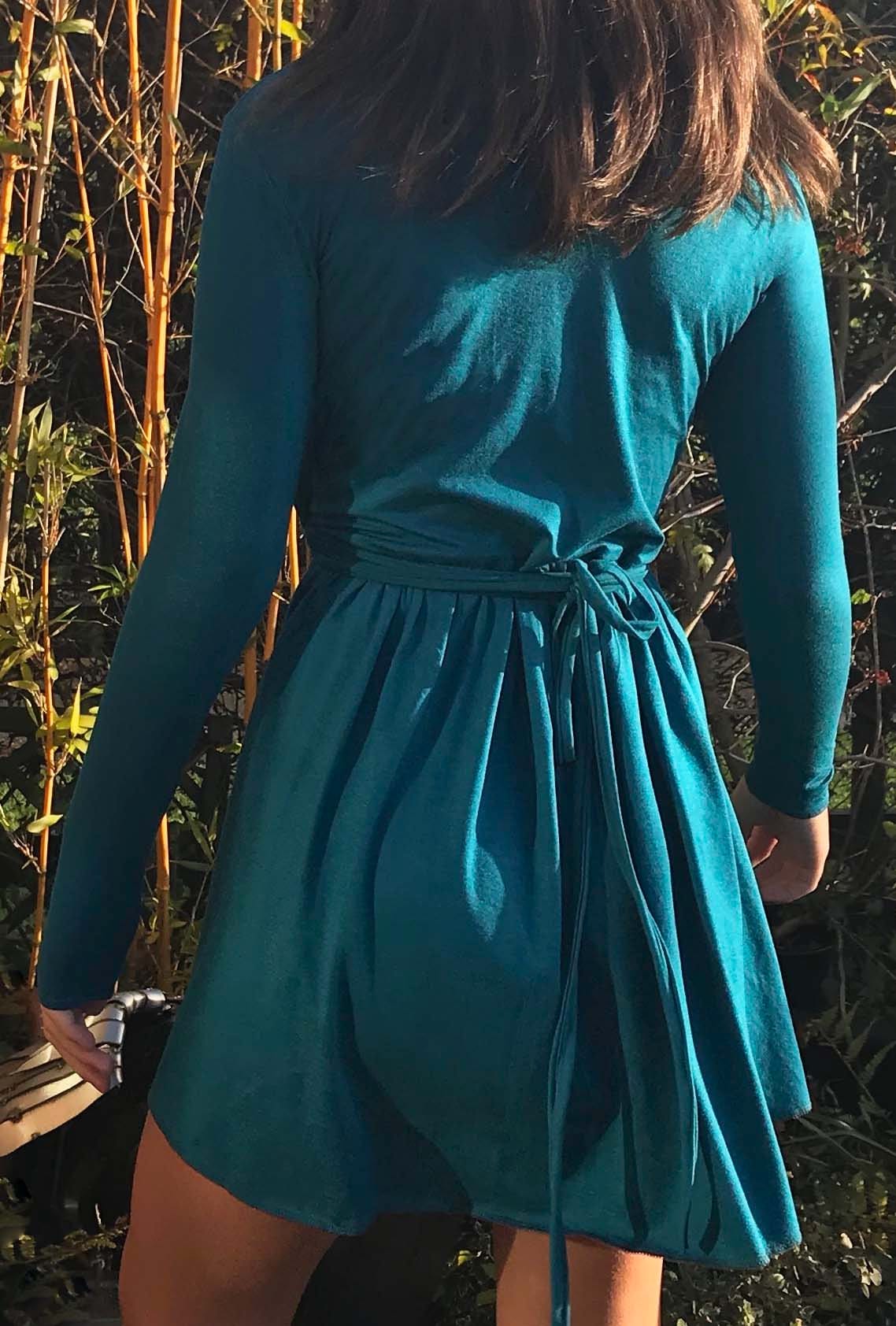 Wrap Dress, Bohemian Dress, Boho Summer Dress, Sustainable Fashion ...