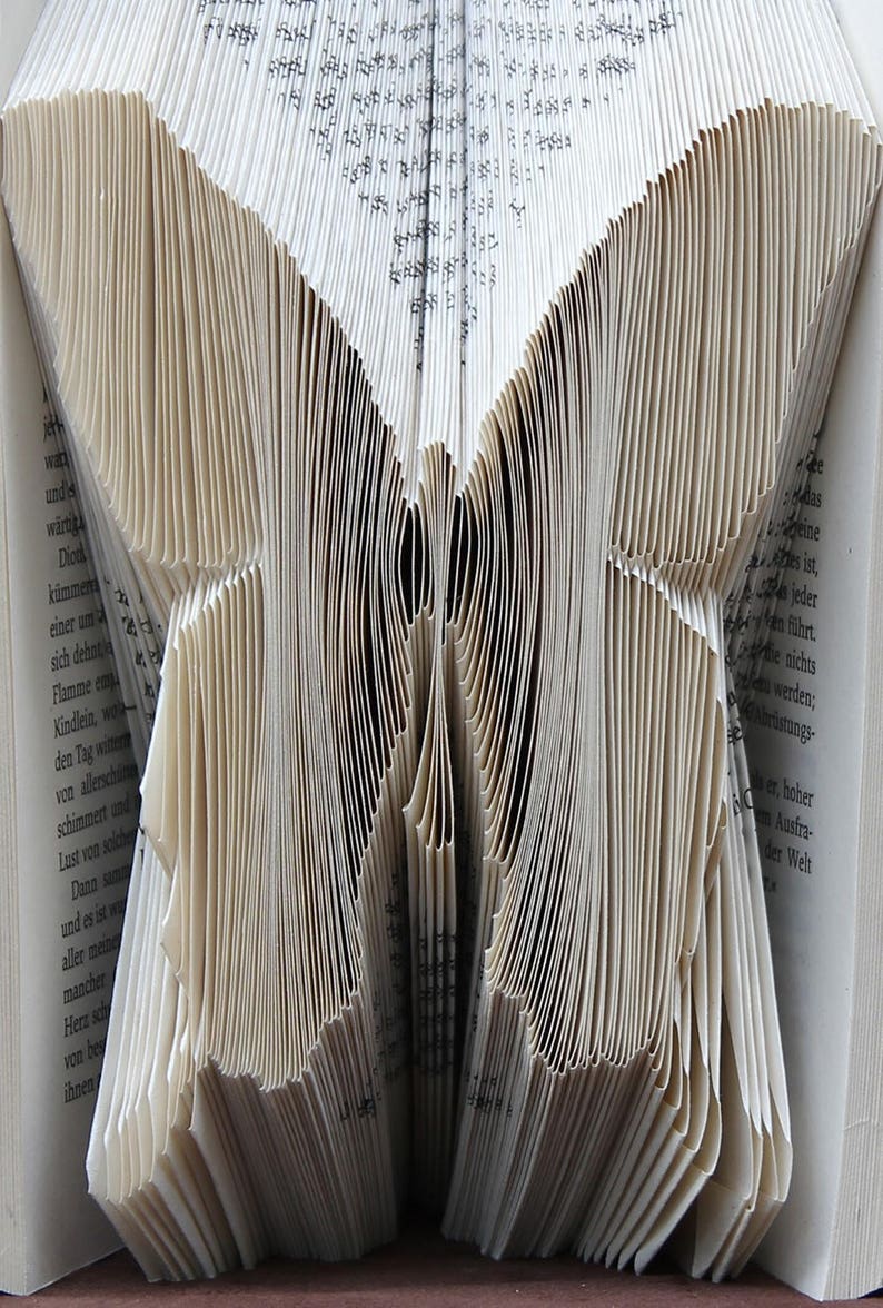 BUTTERFLY . Custom Made. Spiritual Gift,book Art, Unique Gift, Paper ...