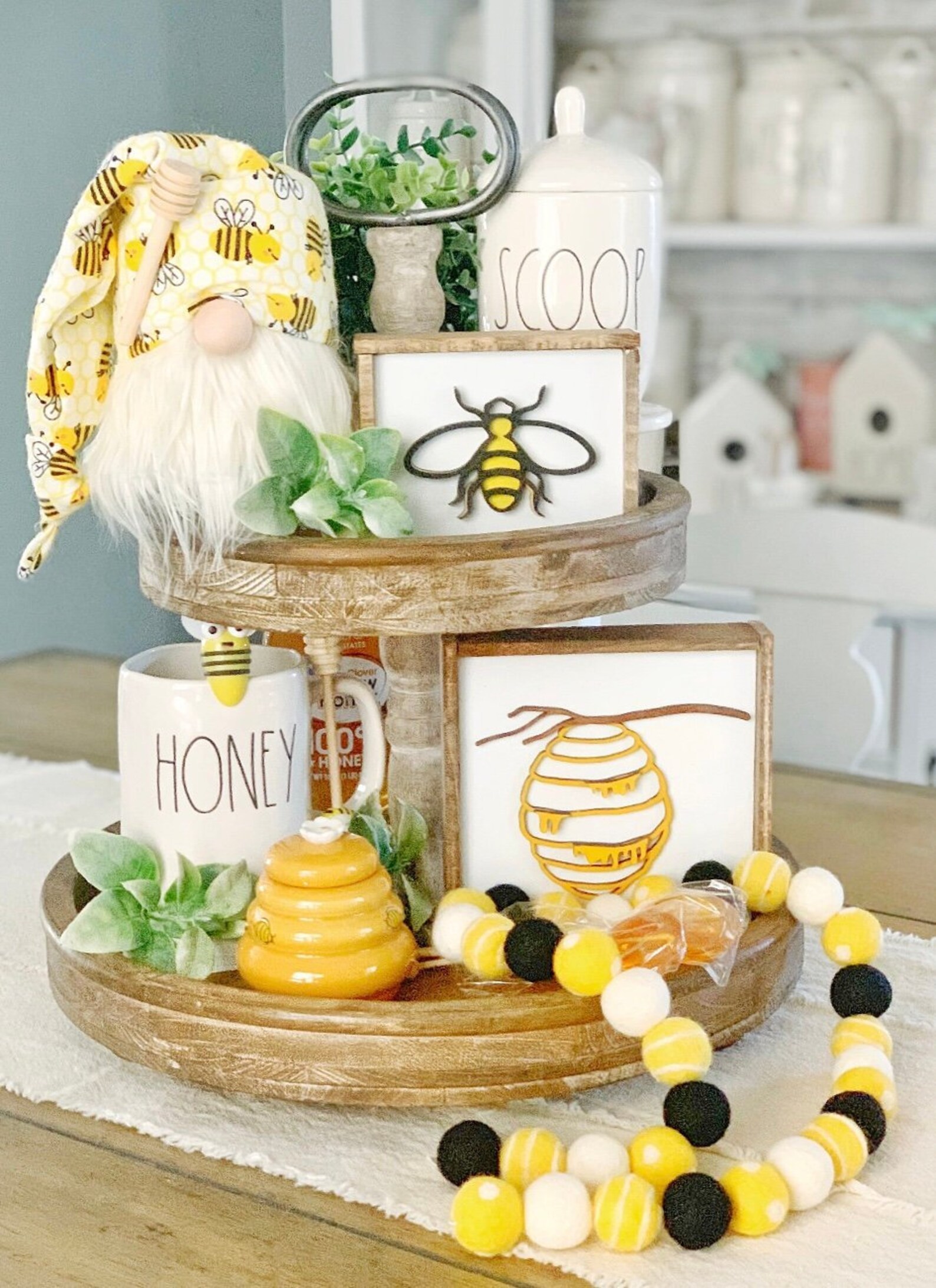 Bee signs / honey signs / bee decor / 3D signs / summer signs | Etsy