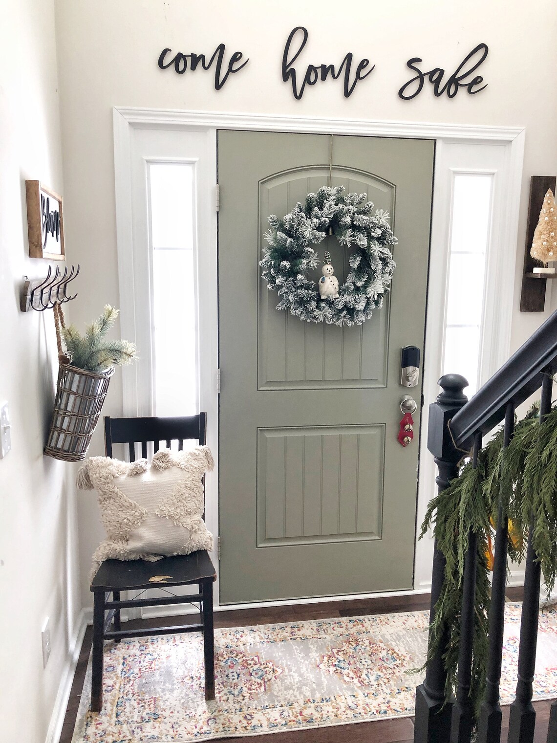 Come Home Safe | Entryway Sign | Above Door Decor | Police Officer Sign ...