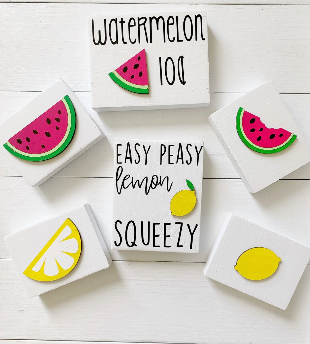 3d Signs / Watermelons/ Watermelon Signs / Tiered Tray Signs / Lemonade ...