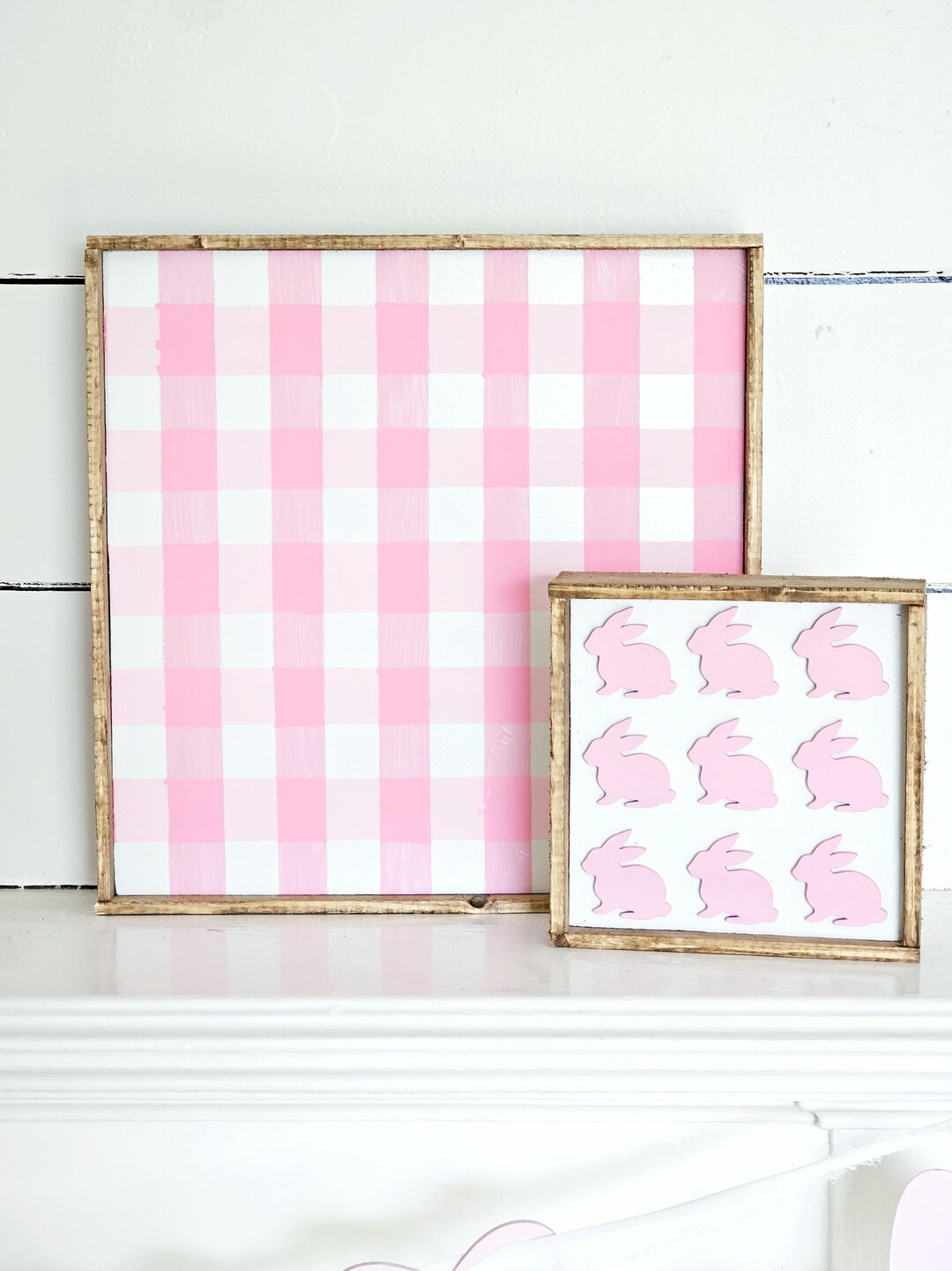 Spring Tulip Sign, Pastel Tulip Decor, Tulip Wood Sign, Spring Home ...