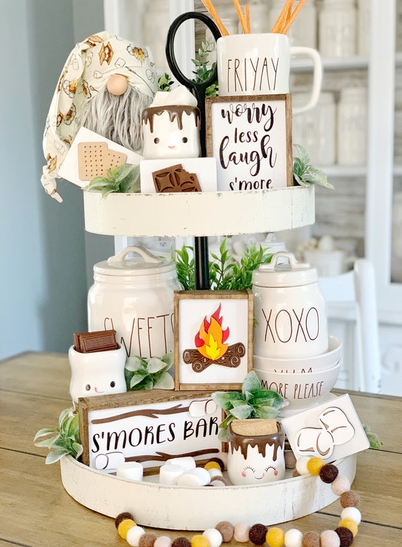 Smores sign / campfire signs / 3D signs / smores bar / | Etsy