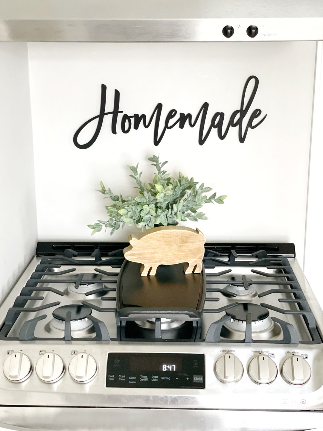 Homemade Kitchen Sign, Homemade Word Cutouts, Happiness is Homemade ...