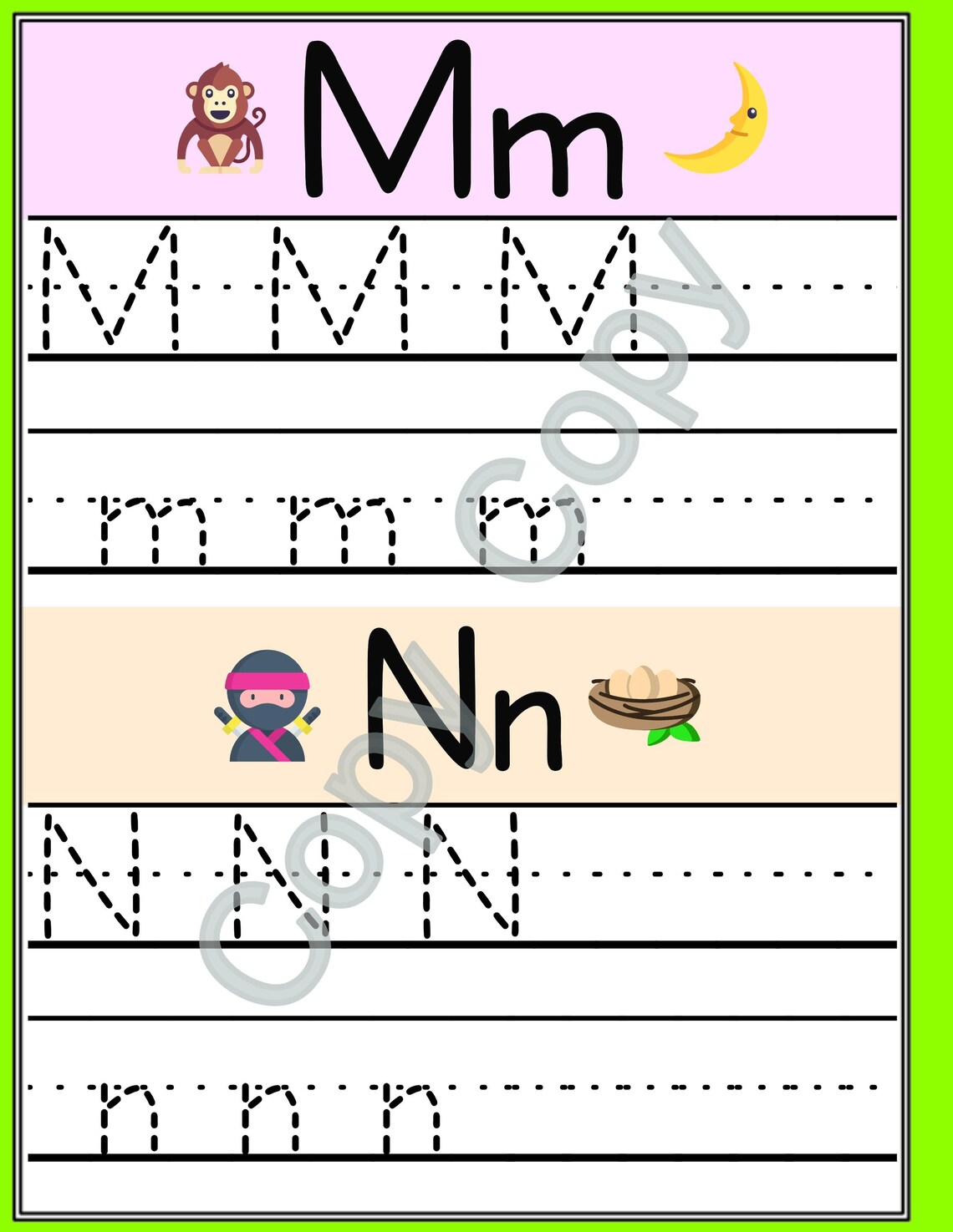 Alphabet Letter Tracing Book, Penmanship, Uppercase and Lowercase ...