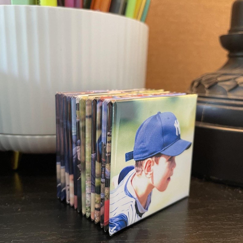 Custom Photo Magnets, 2x2 Square Magnet Set, Refrigerator Magnets - Etsy