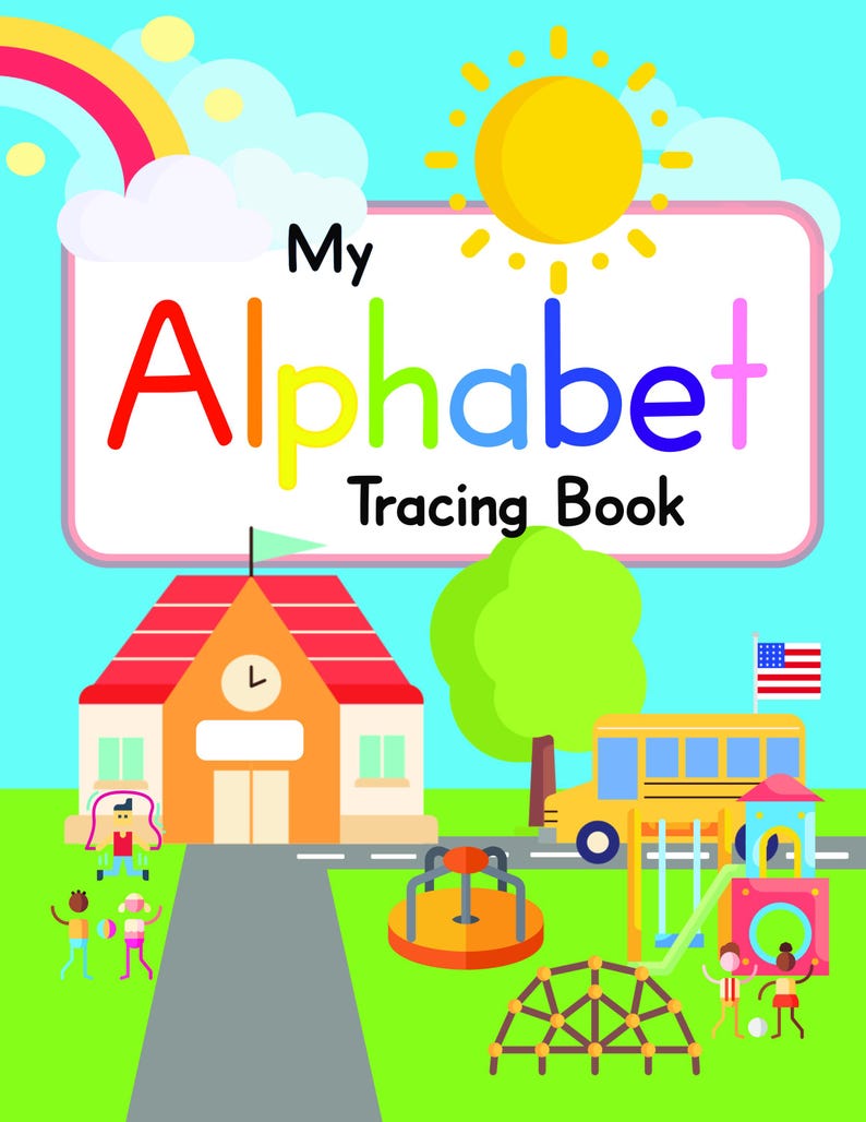 Alphabet Letter Tracing Book, Penmanship, Uppercase and Lowercase ...