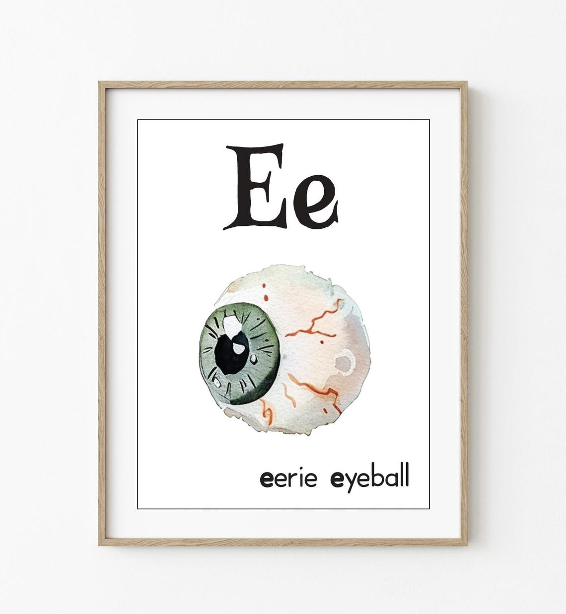 Halloween Alphabet Cards, Spooky Abc's, Large Alphabet Cards, Alphabet ...