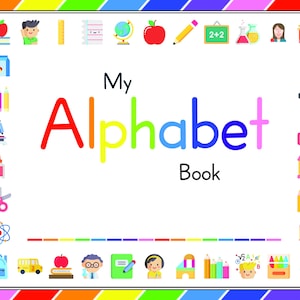 Alphabet Tracing Workbook: Letter Sounds & Recognition (digital PDF) - Etsy