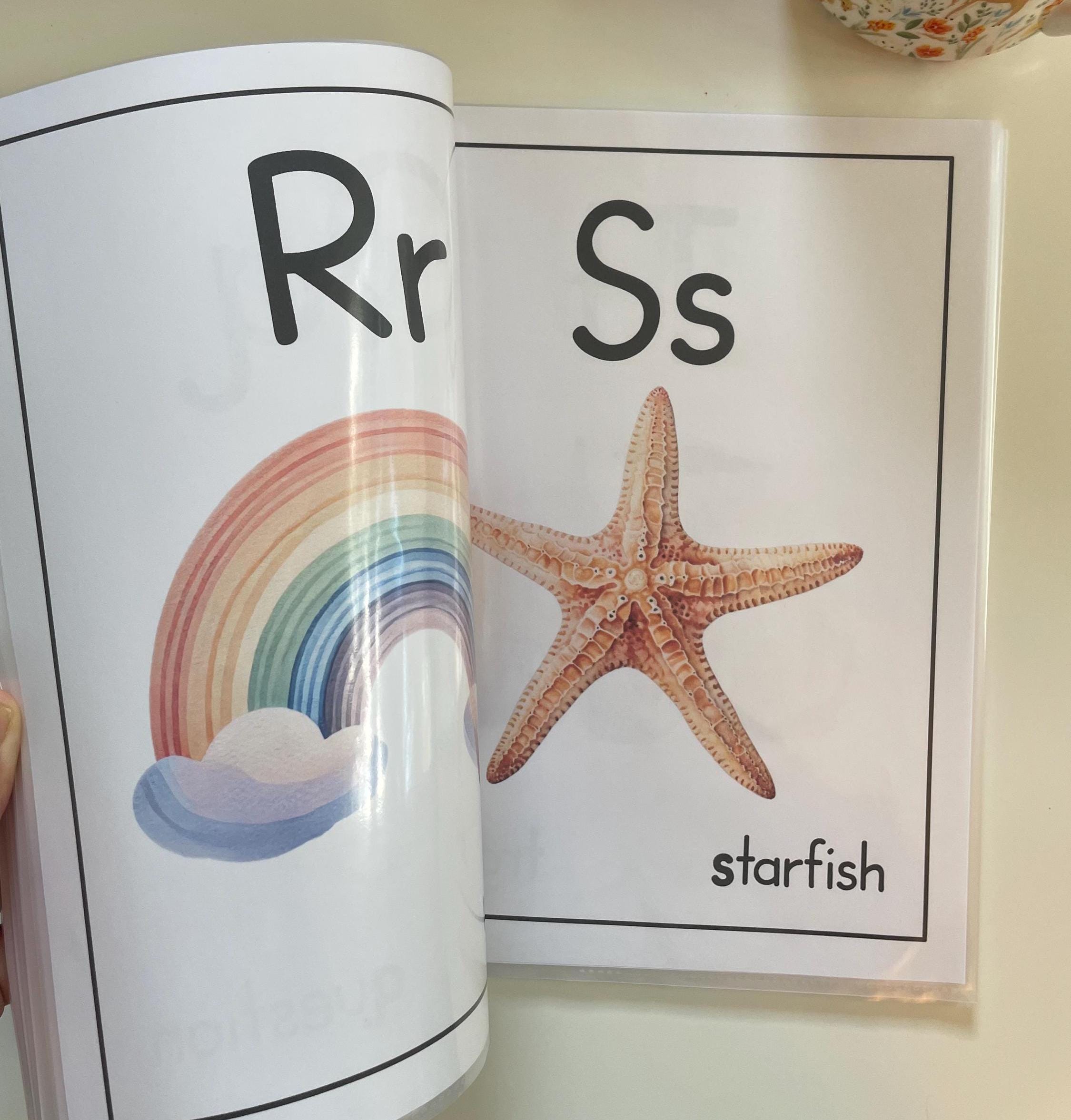 Large Alphabet Display Cards, ABC Poster Set Printable, Bulletin Board ...