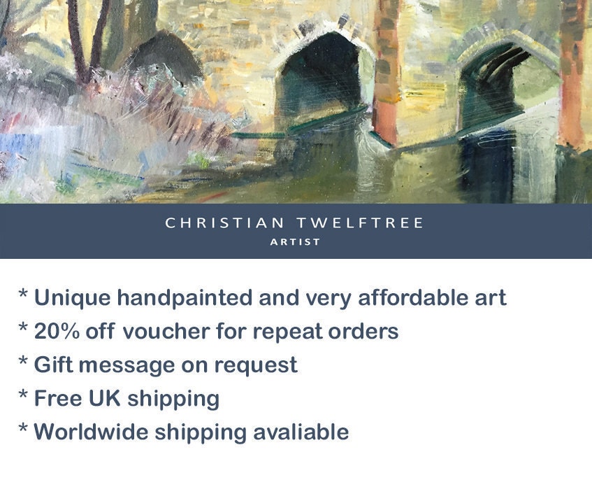 Dawn Through the Fog Chiltern Landscape Original Oil Painting by ...