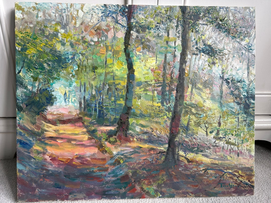 Woodland Path - Original Artwork by Christian Twelftree - Etsy