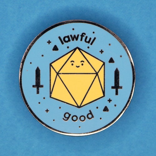 Chaotic Good Alignment Hard Enamel Pin Enamel Pins for - Etsy