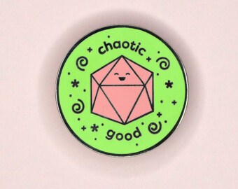 Chaotic Good RPG Alignment 1.25 Enamel Pin - Etsy