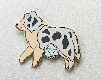 Corgi D20 Dice Buddy Enamel Pin Dungeons and Dragons Dogs - Etsy