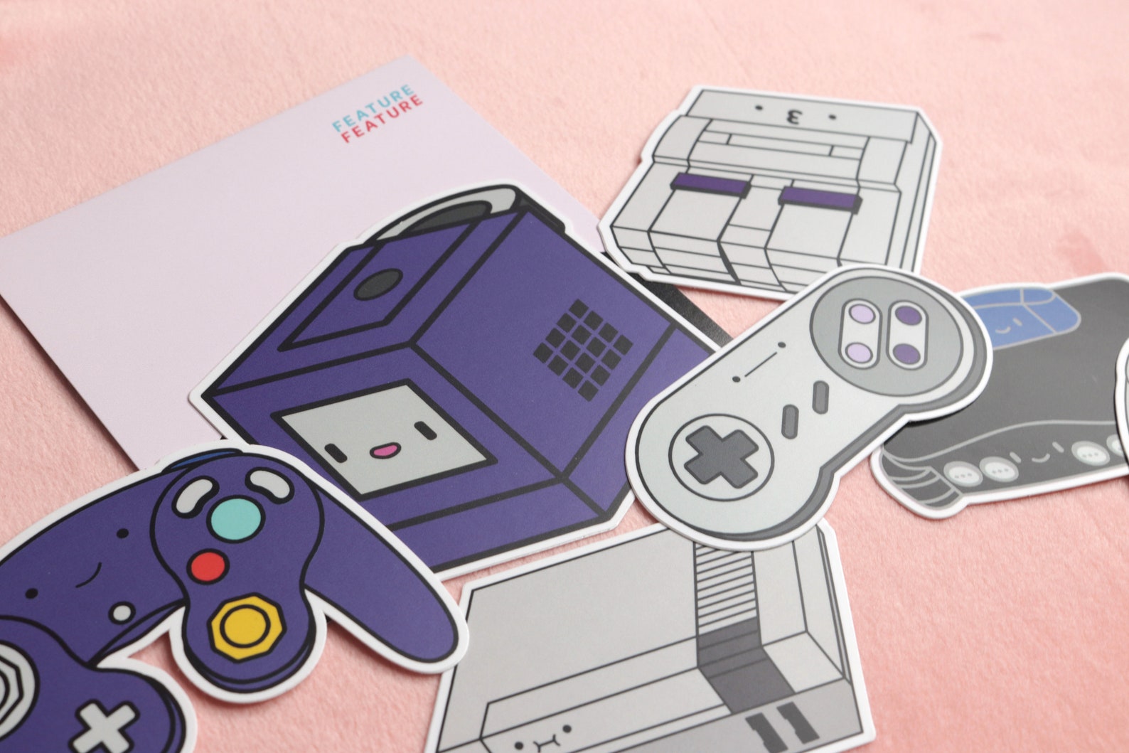 Nintendo Consoles and Controller Stickers Weatherproof Matte | Etsy