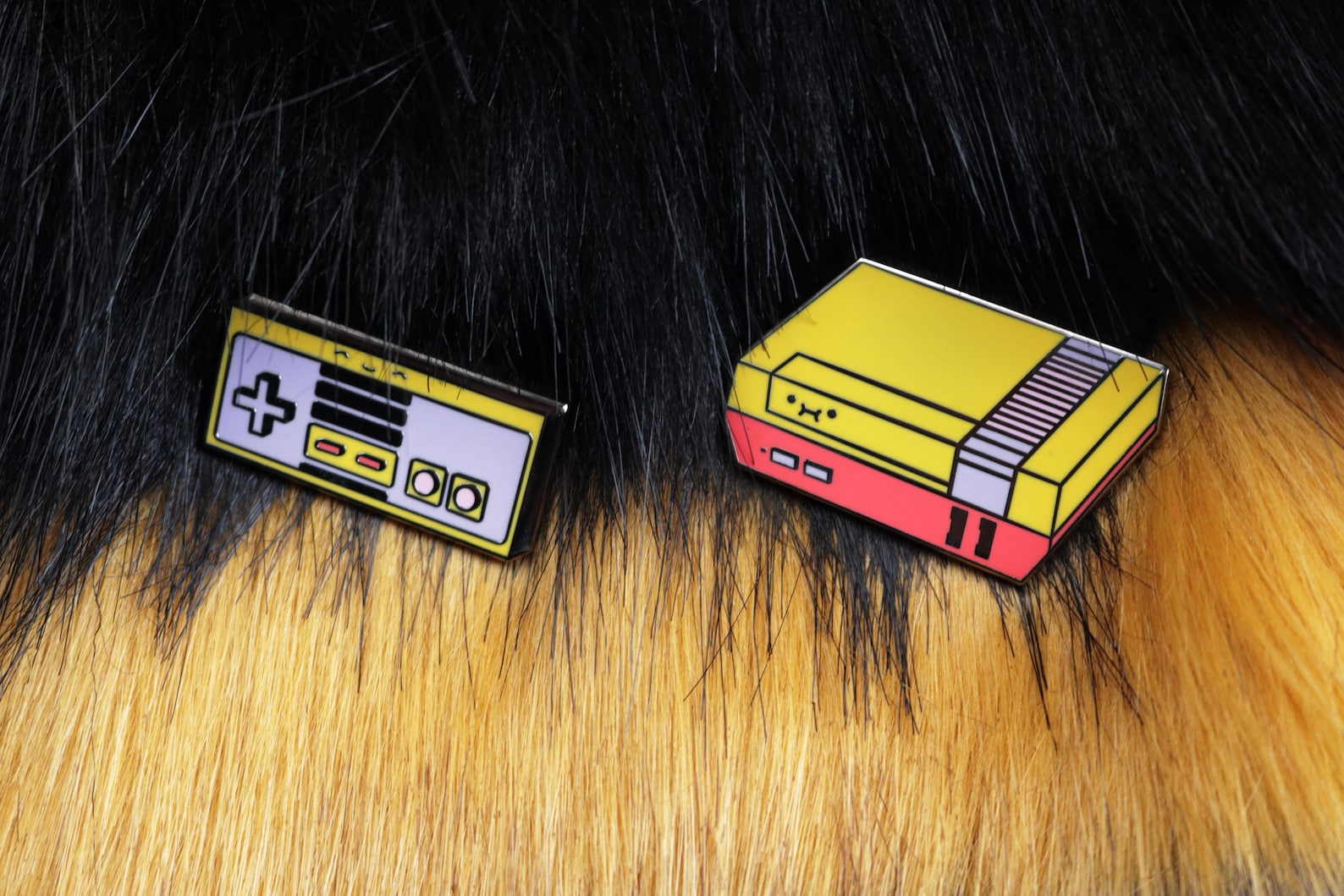 NES Console and Controller Hard Enamel Pins | Nintendo Inspired Console ...