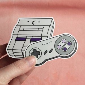 Nintendo Consoles and Controller Stickers Weatherproof Matte Vinyl ...