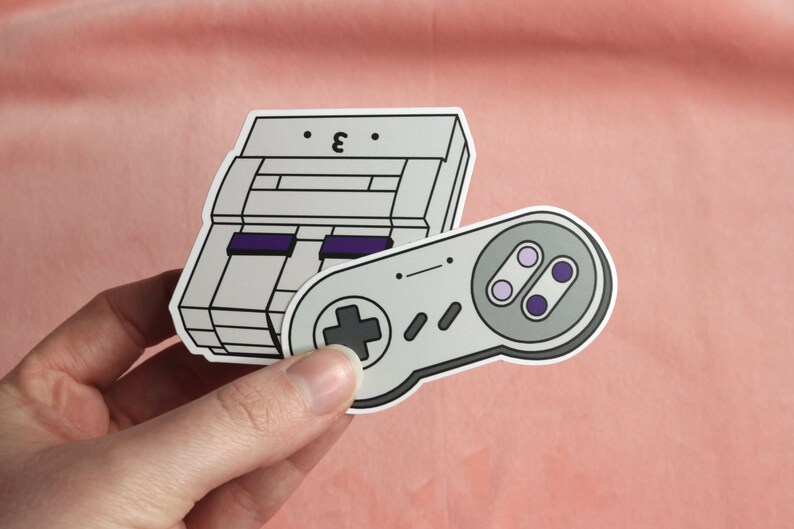 Nintendo Consoles and Controller Stickers Weatherproof Matte - Etsy