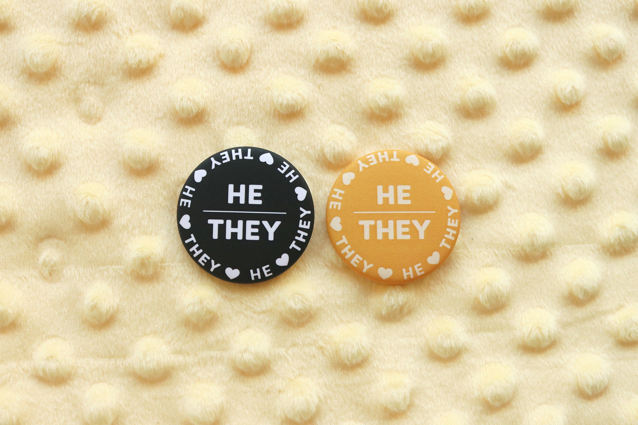 Kawaii Gender Spectrum Pronoun Buttons Available - Etsy
