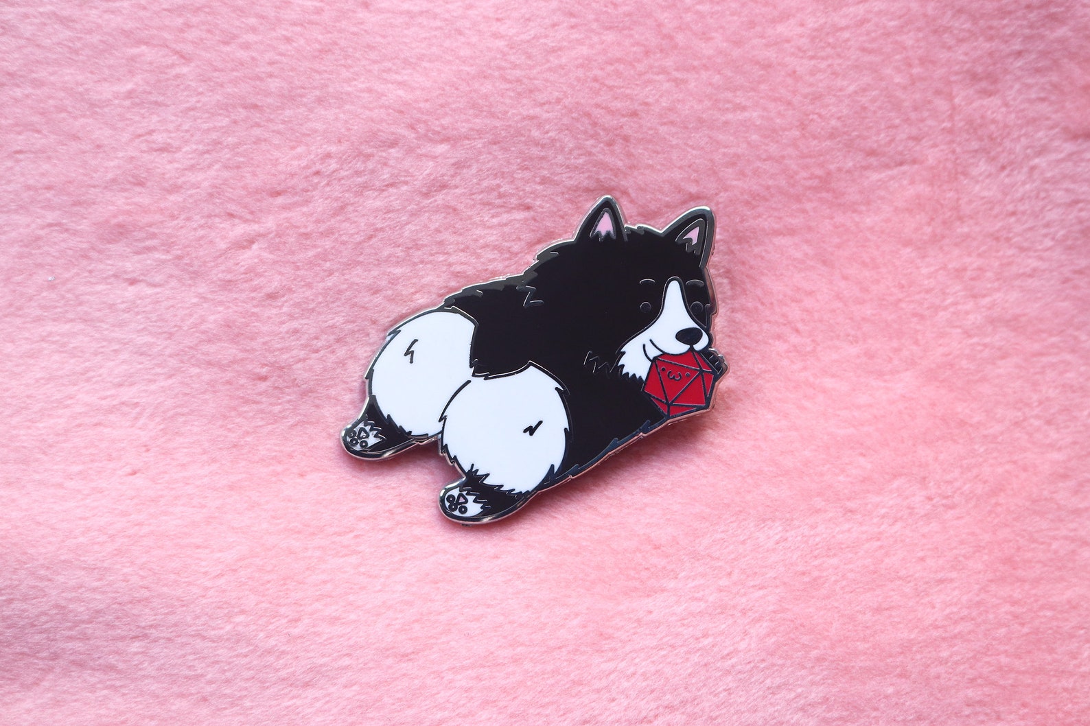 Corgi D20 Dice Buddy Enamel Pin Dungeons and Dragons Dogs - Etsy