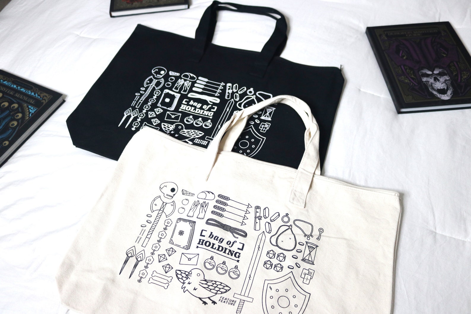 Bag of Holding Tote Bag Inspired by the Dnd Bag of Holding | Etsy