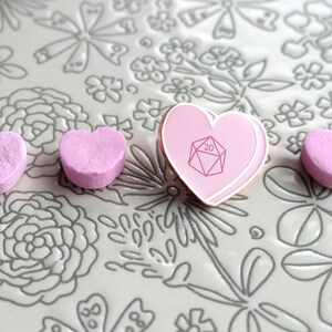 TTRPG Dnd Hearts Hard Enamel Pins Best DM and Ur a Nat 20 | Etsy