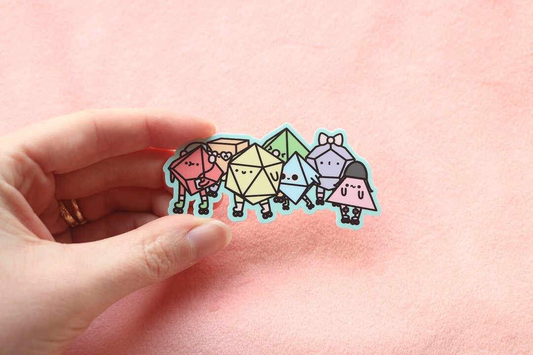 Rolling Dice Buddies Sticker | Gift for Dungeon Master, Dnd and ...
