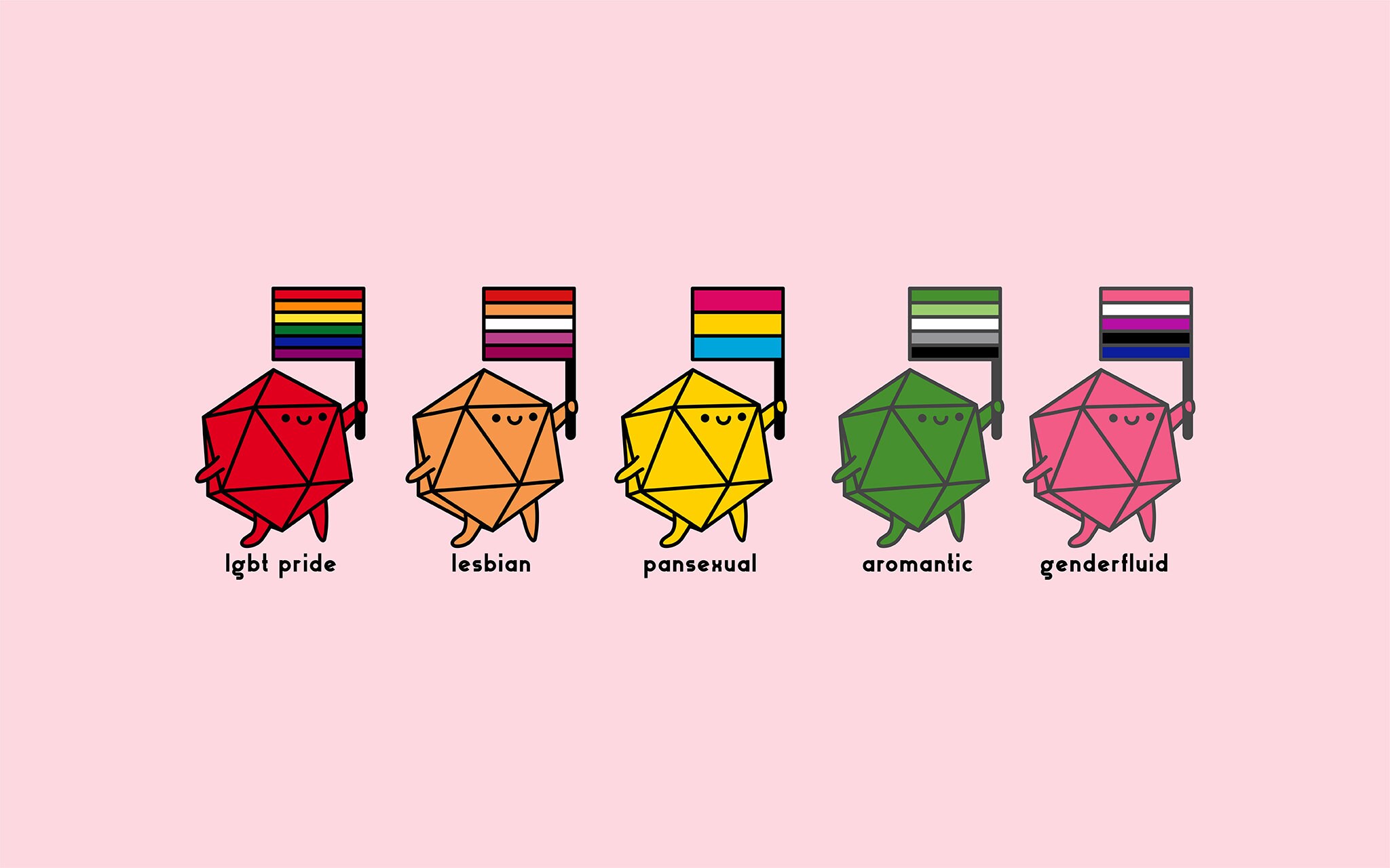 Pride Dice Buddies Hard Enamel Pins LGBT Representation in - Etsy