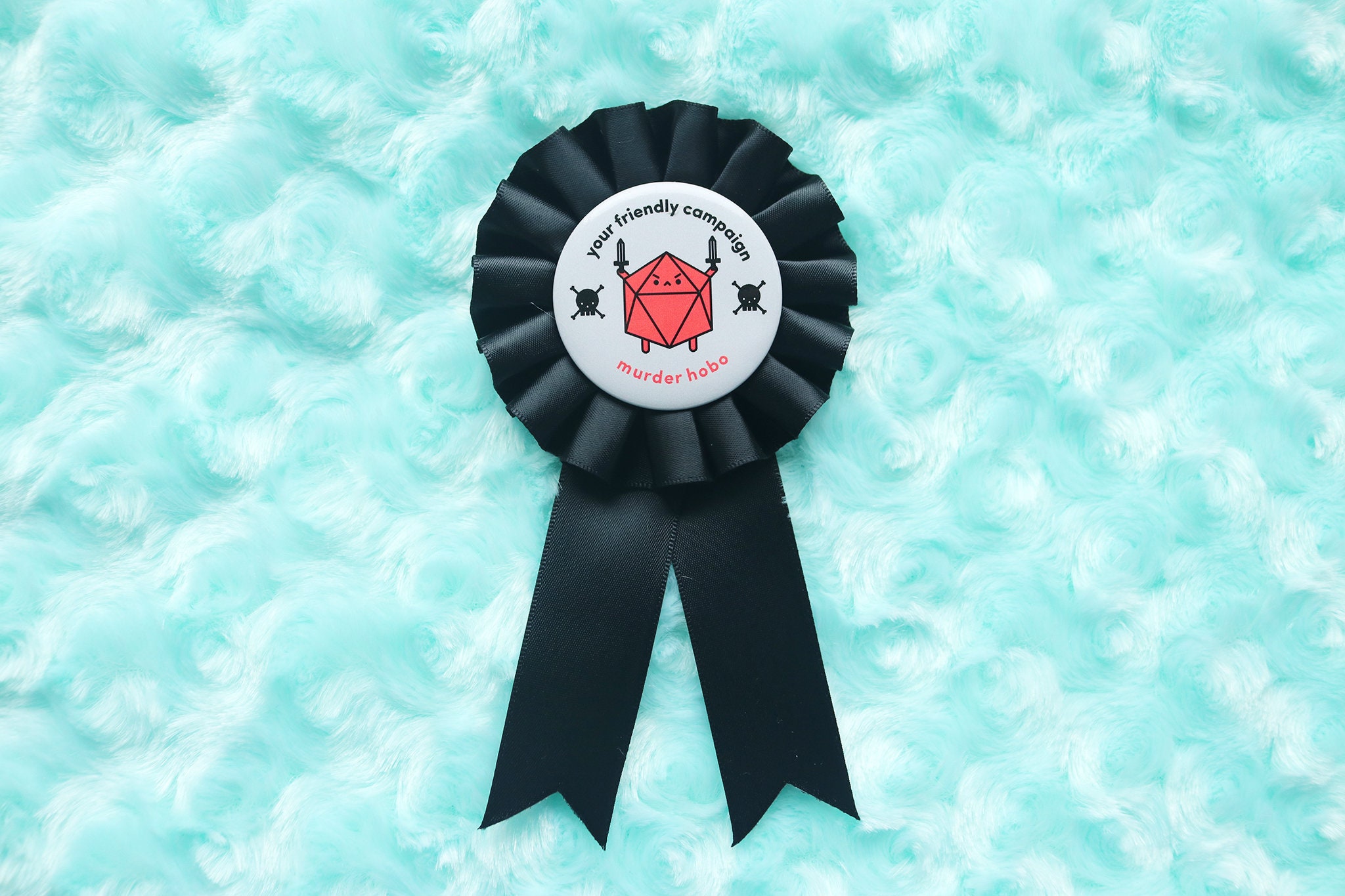Dungeons and Dragons Rosette Ribbon Buttons Gift for TTRPG - Etsy Denmark