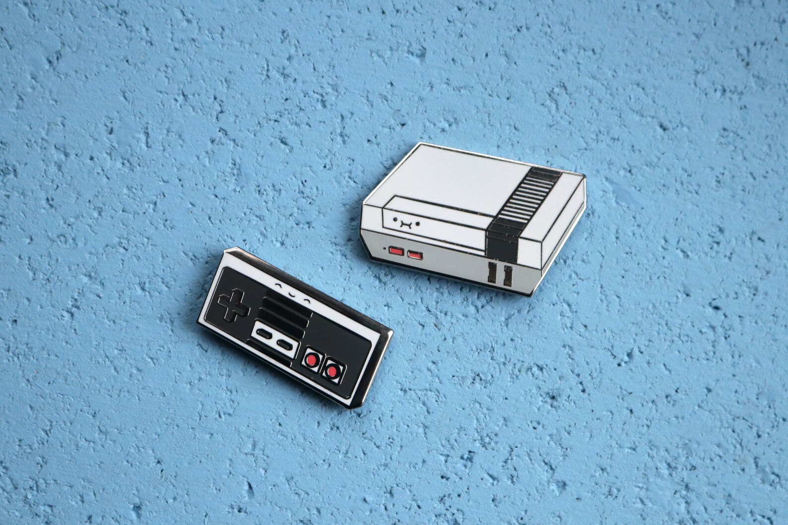 NES Console and Controller Hard Enamel Pins | Nintendo Inspired Console ...