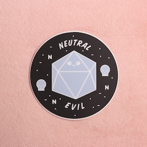 RPG Alignment Weatherproof Stickers | Gift for Dnd Players and Dungeon ...
