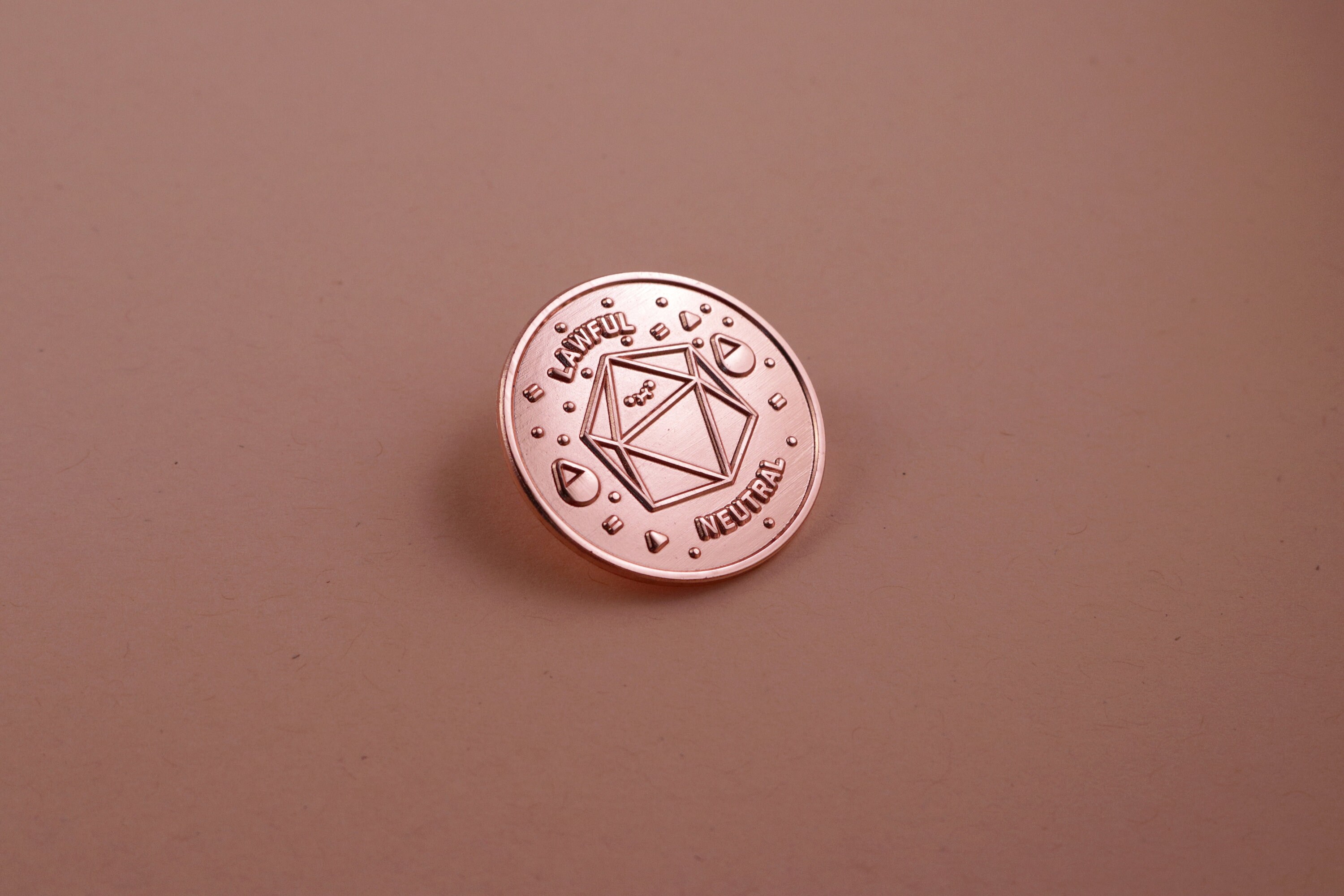 Lawful Neutral Alignment Hard Enamel Pin Dungeons and | Etsy