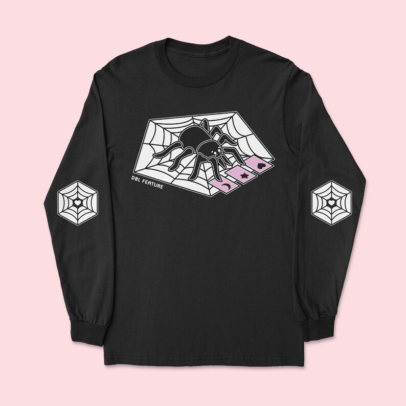 Tarot Tarantula Long Sleeve Screen Printed T-shirt - Etsy