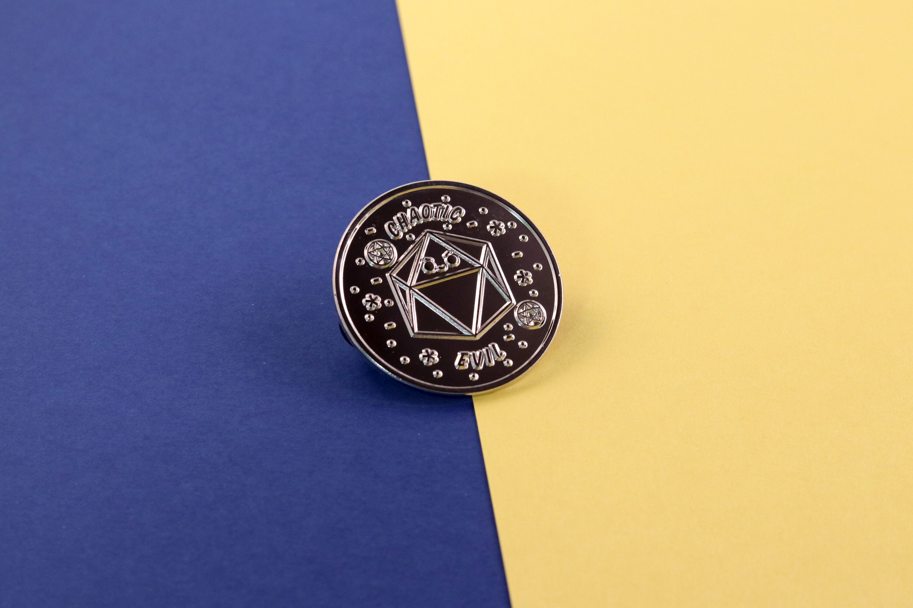 Chaotic Evil Alignment Hard Enamel Pin Gift for Tabletop RPG - Etsy