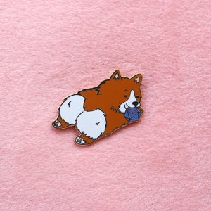 Corgi D20 Dice Buddy Enamel Pin | Dungeons and Dragons Dogs, Gift for ...