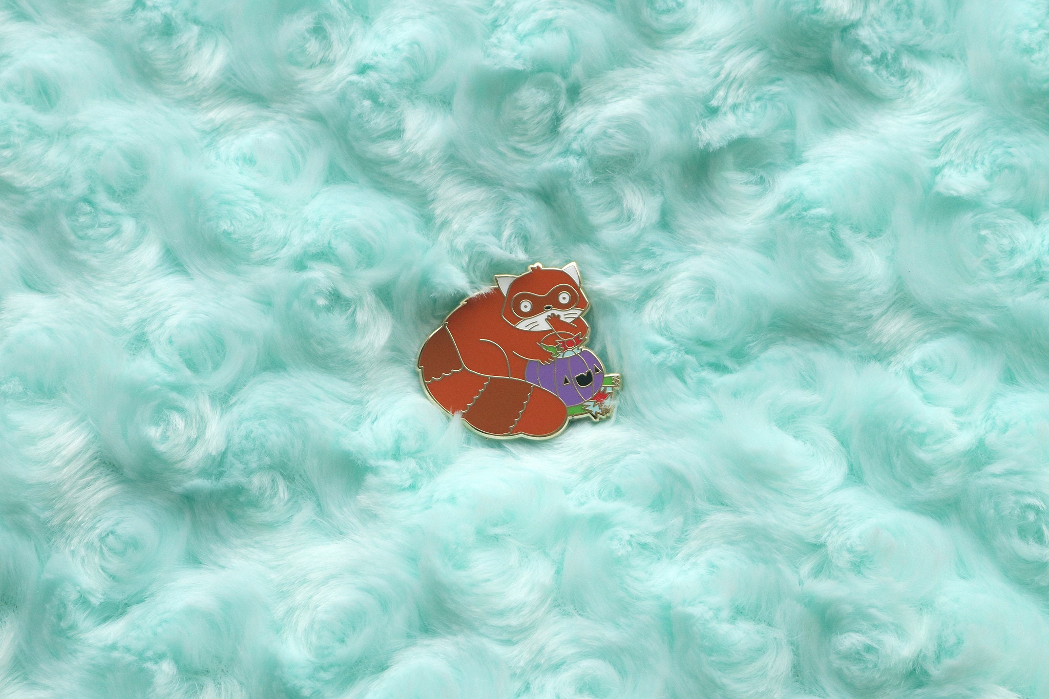 Halloween Trash Panda Hard Enamel Pin Cute Fall and - Etsy