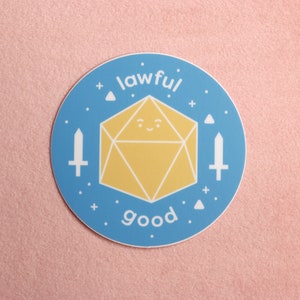 RPG Alignment Weatherproof Stickers | Gift for Dnd Players and Dungeon ...