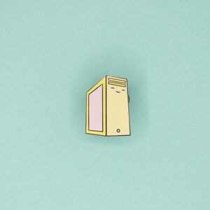 PC Tower Hard Enamel Pin Computer Hard Enamel Pin Gift for - Etsy