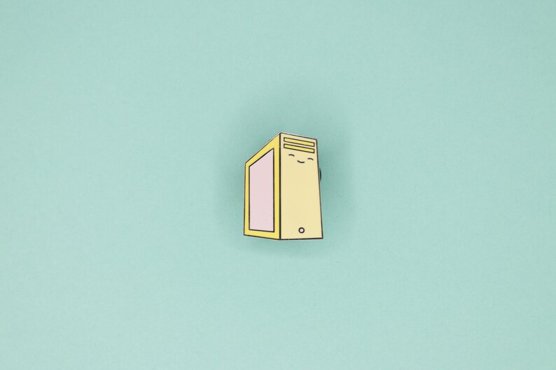 PC Tower Hard Enamel Pin Computer Hard Enamel Pin Gift for - Etsy